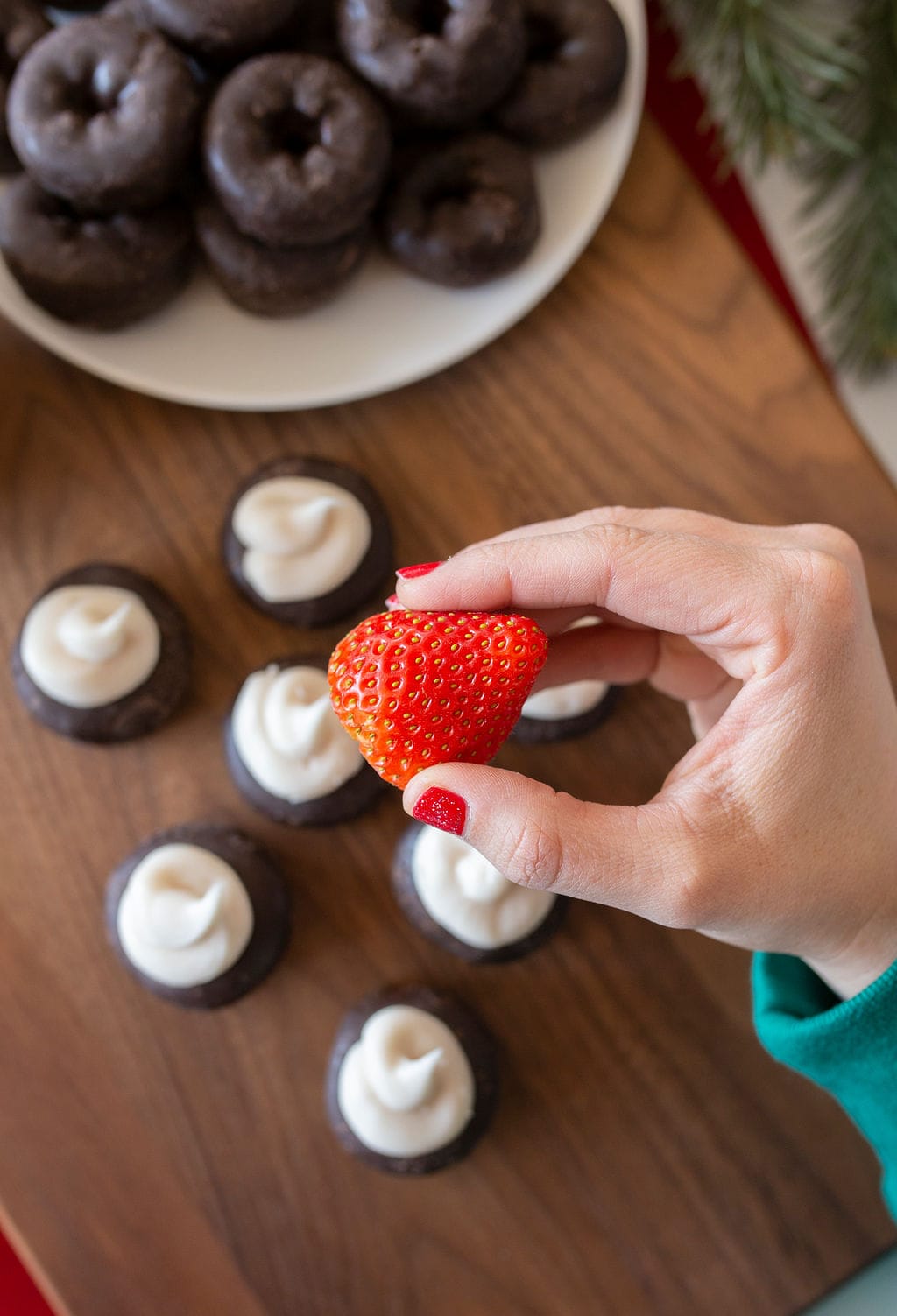 Strawberry Santa Hats - Best Friends For Frosting