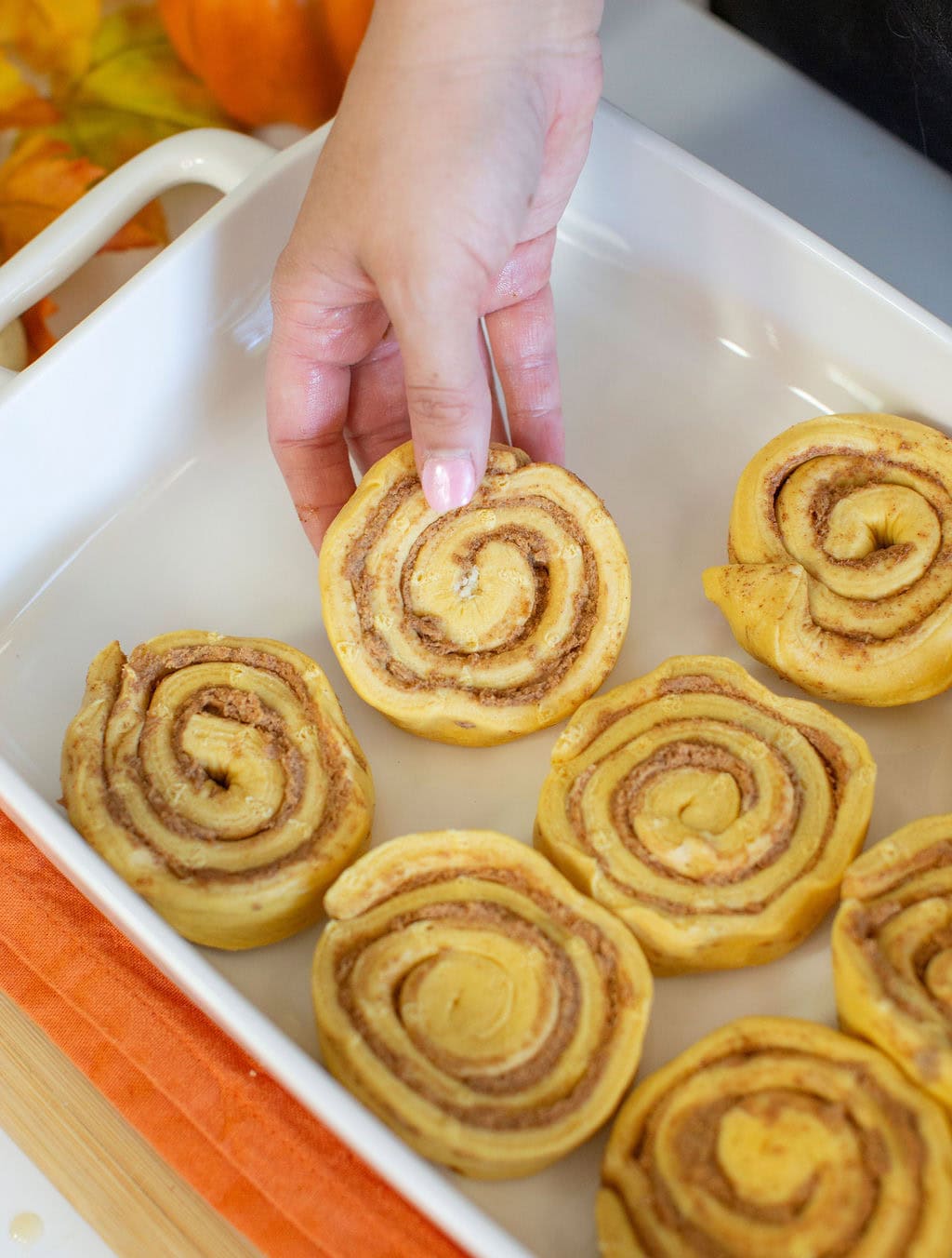 Pumpkin Cinnamon Rolls with Heavy Whipping Cream - Best Friends For ...