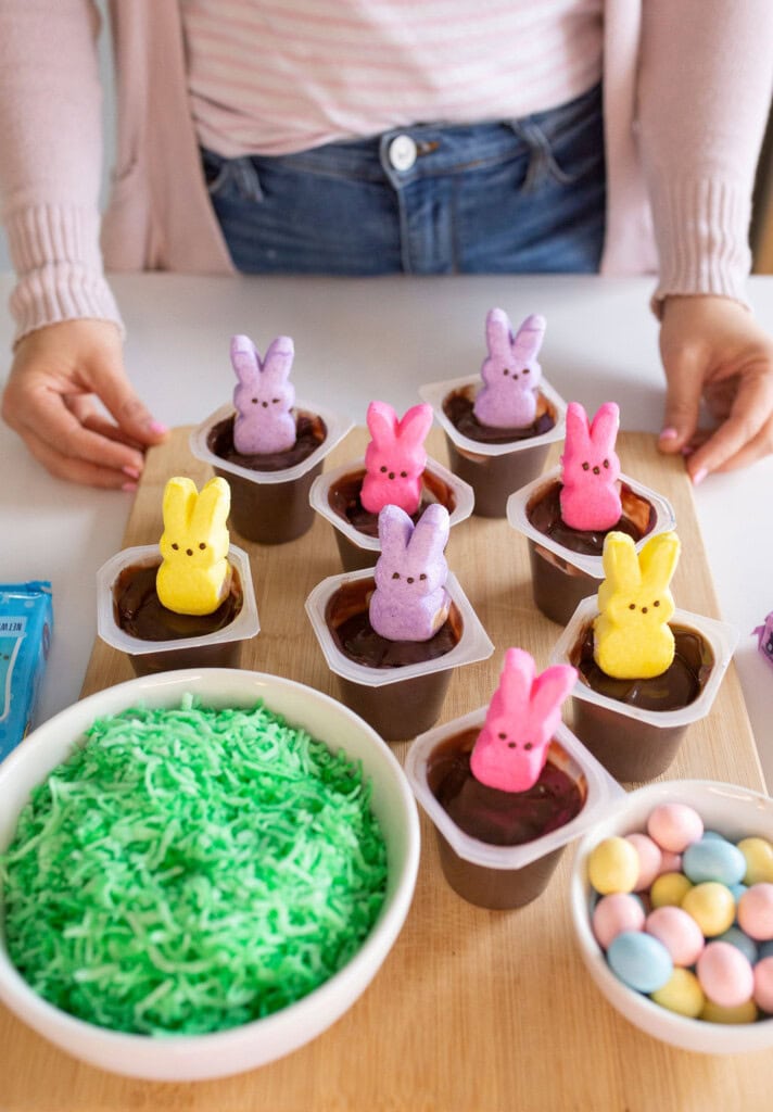 Easter Bunny Dirt Cups - Best Friends For Frosting