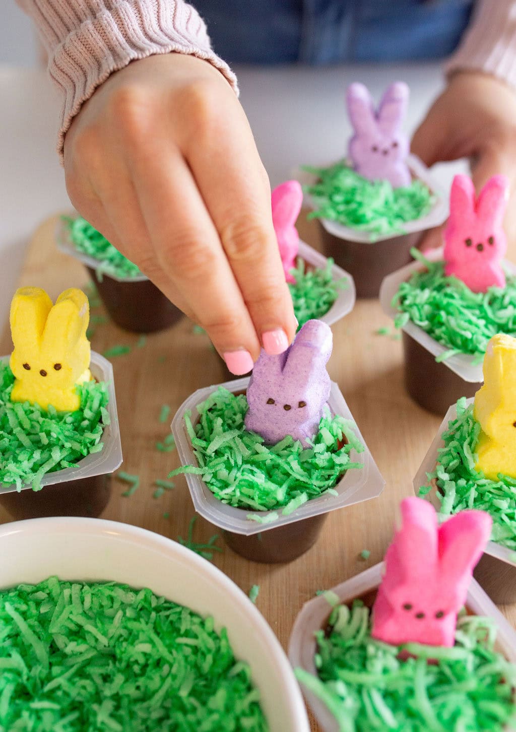 Easter Bunny Dirt Cups - Best Friends For Frosting