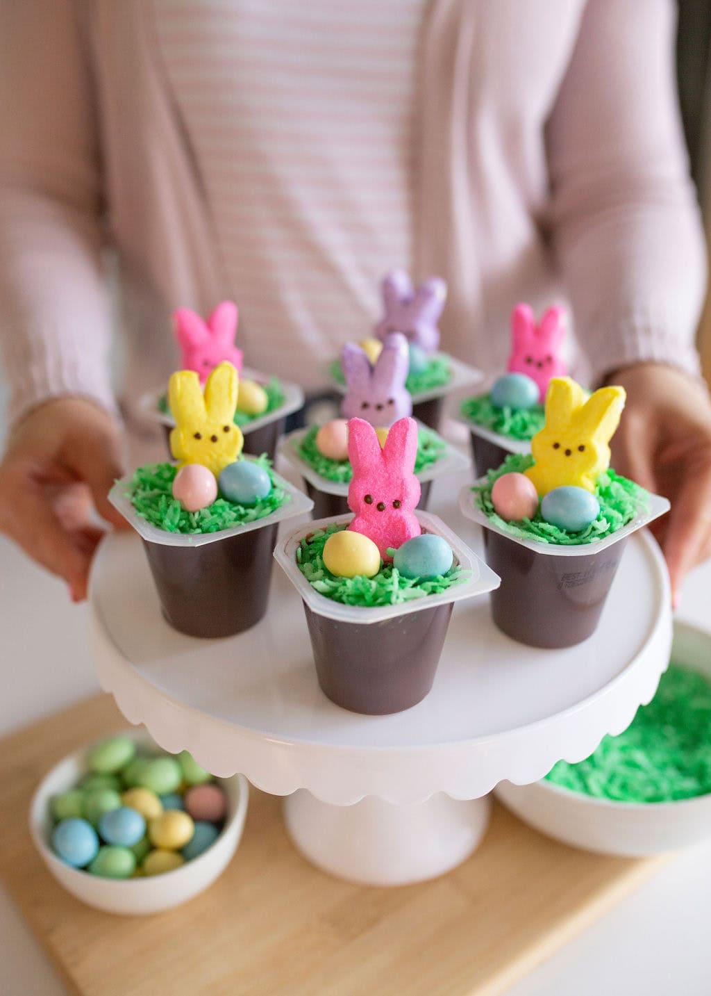 Easter Bunny Dirt Cups - Best Friends For Frosting