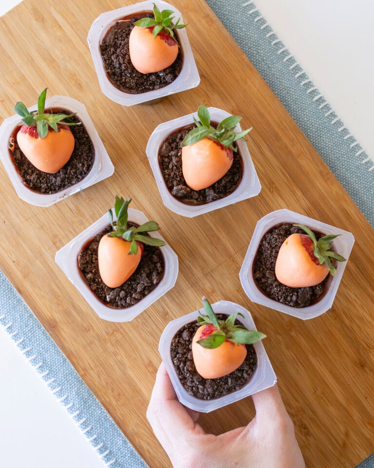 Easter Carrot Dirt Cups - Best Friends For Frosting