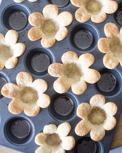 Mini Flower Lemon Tarts - Best Friends For Frosting