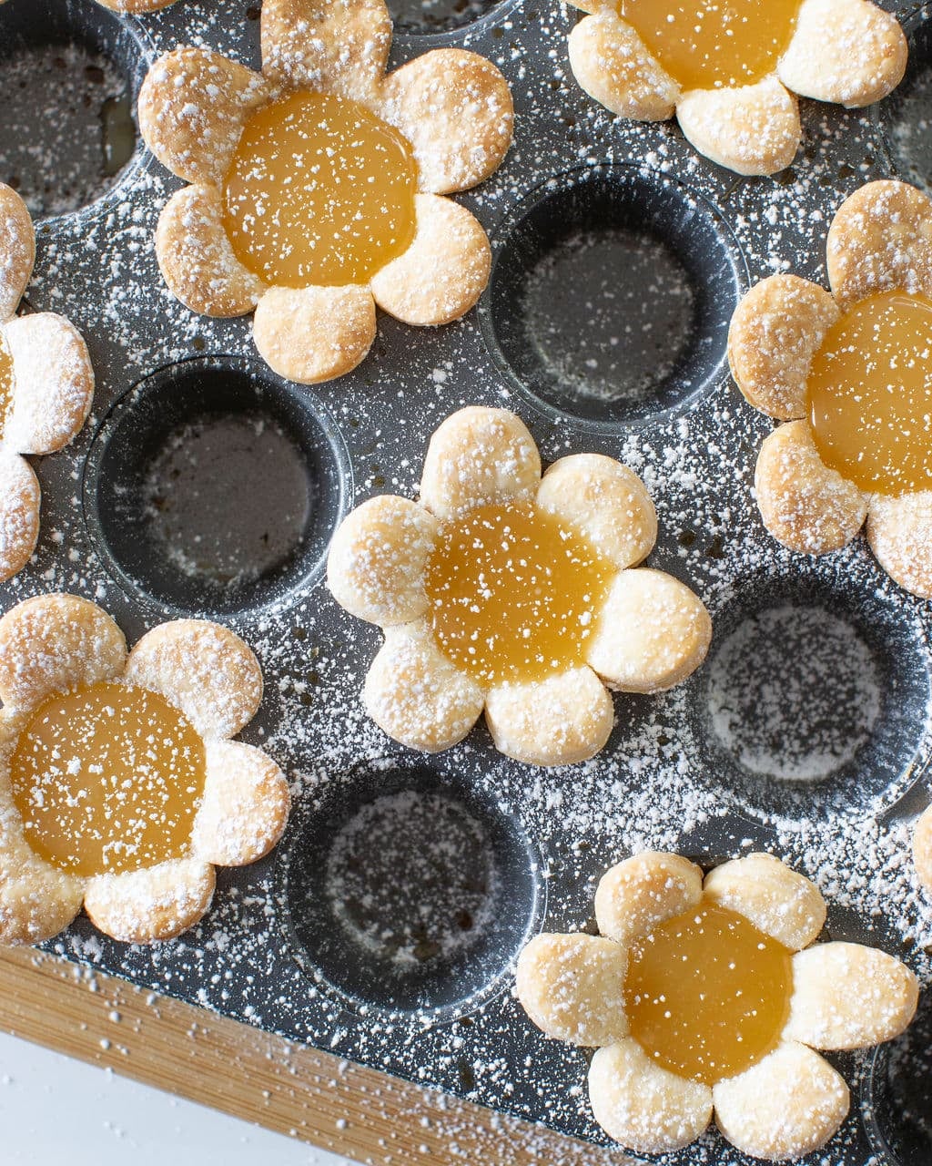 Mini Flower Lemon Tarts - Best Friends For Frosting