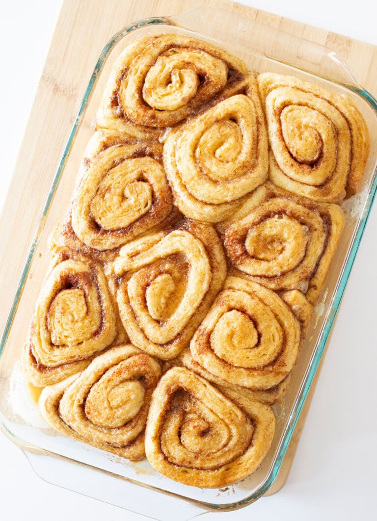 Viral TikTok Cinnamon Rolls with Heavy Cream - Best Friends For Frosting