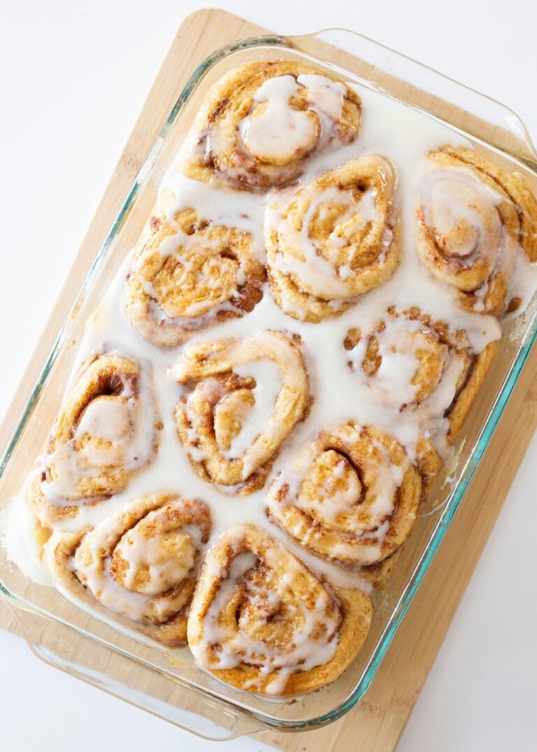 Viral TikTok Cinnamon Rolls with Heavy Cream - Best Friends For Frosting